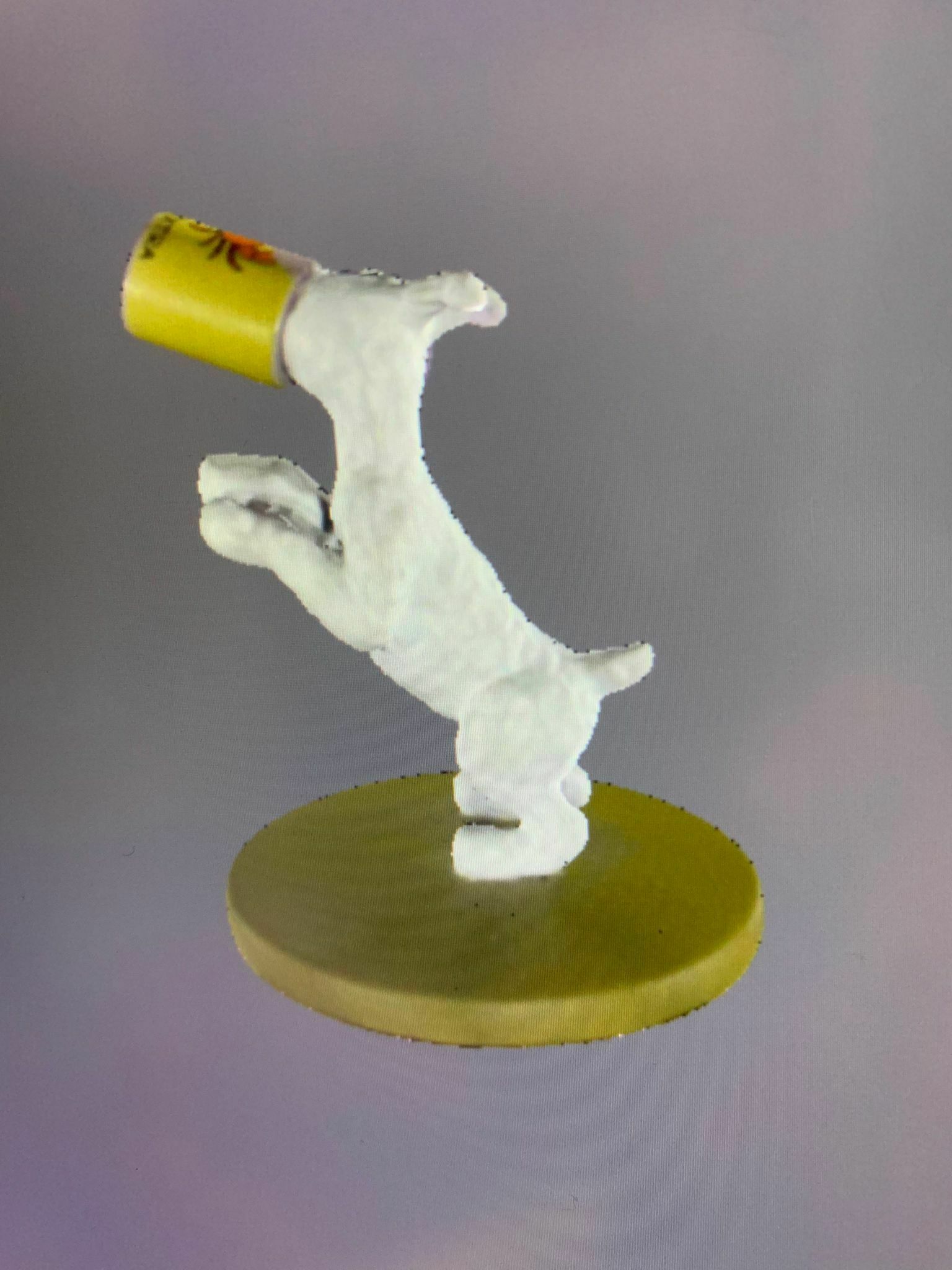 STL file tintin milu stuck in the can the crab with the golden claws 🥫 ...