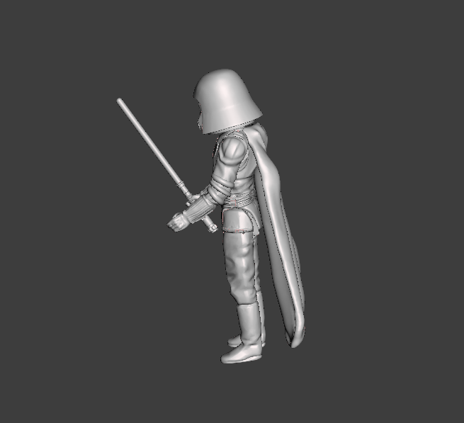 ⭐ spaceballs Dark Elmert 3.75 kenner style hinged .stl .obj・ STL File ...