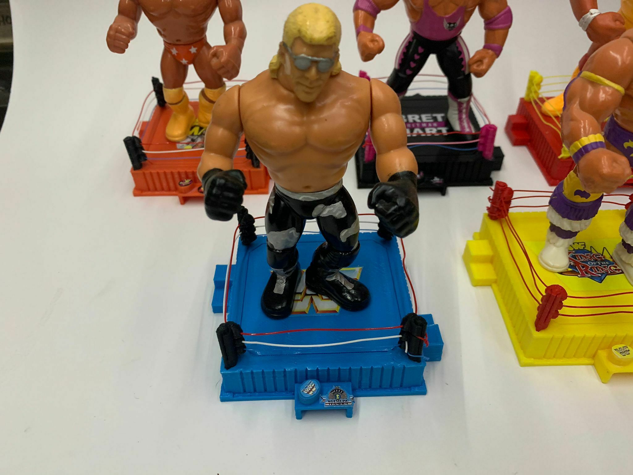 💍 mini ring wwf hasbro hasbro preing cach westelmania wwe lucha libre ...