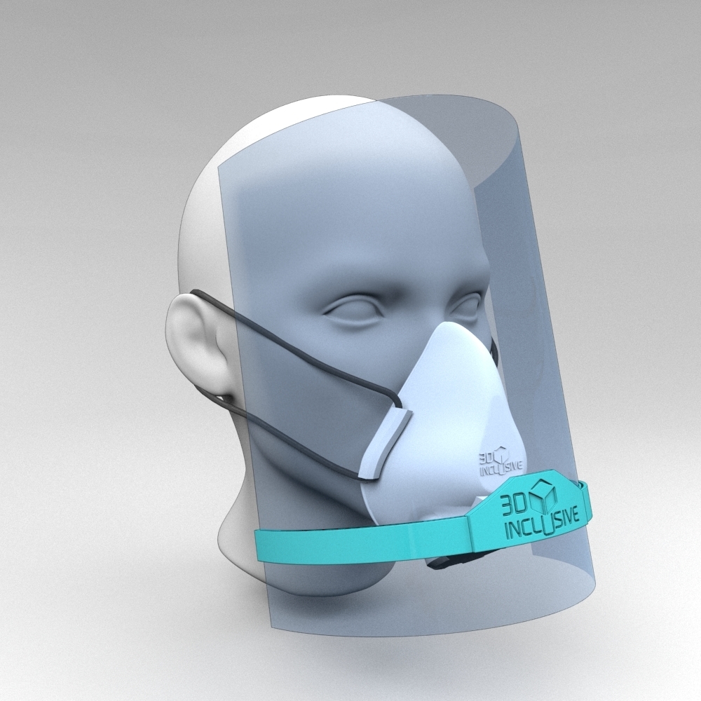 STL file MASK MASKIPARRA INCLUDING3D CONNECTOR 🔧 ・3D printable model to ...