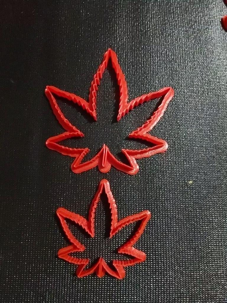 🪴 Pot Leaf Cookie Cutter・ STL File for ・Cults
