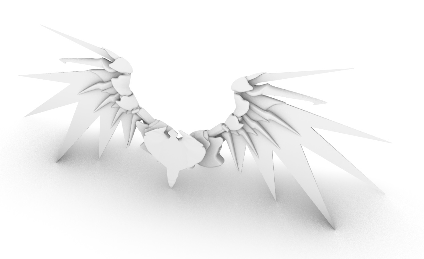 STL file Mercy Devil - Imp Wings 3D Print Ready 😈・3D print model to ...