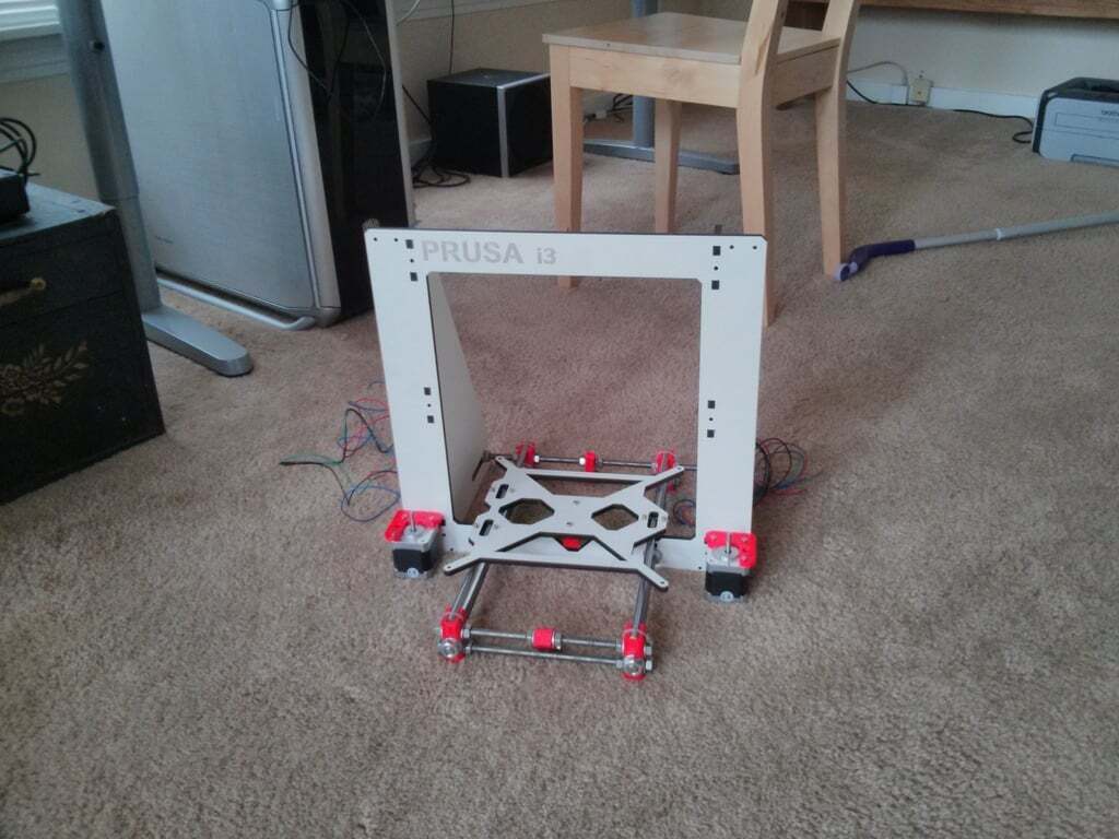 3D printing Prusa i3 Laser Cut Frame and Braces・Cults