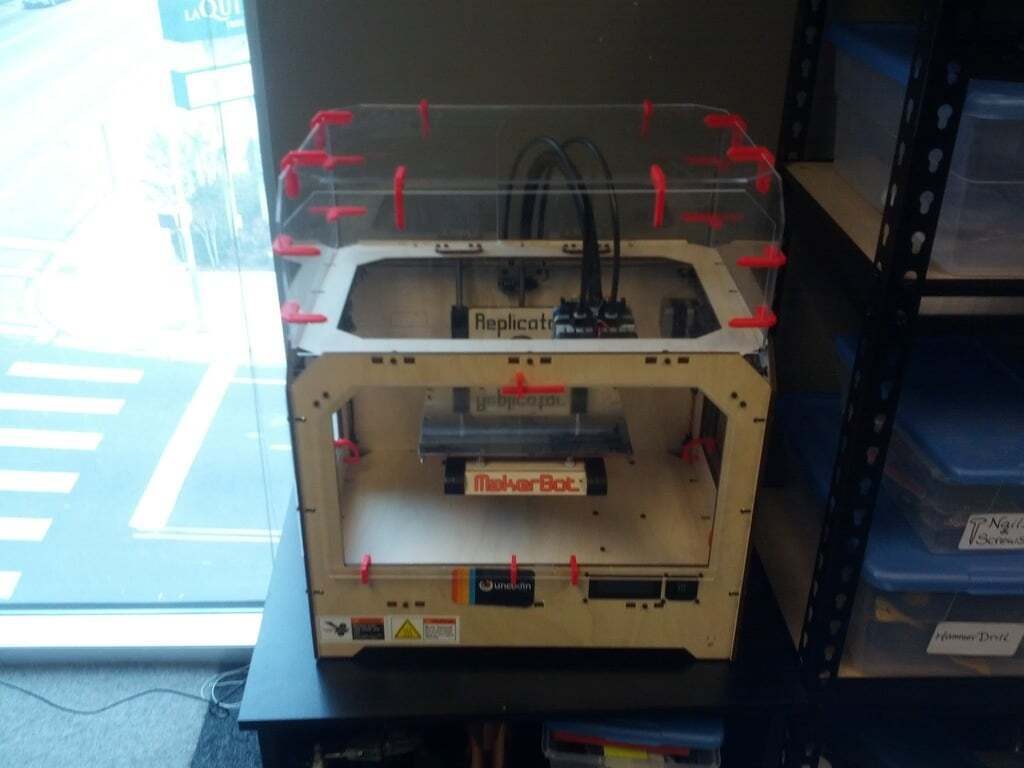 3D printed Replicator 1. Hood and cover (no postprocessing)・Cults