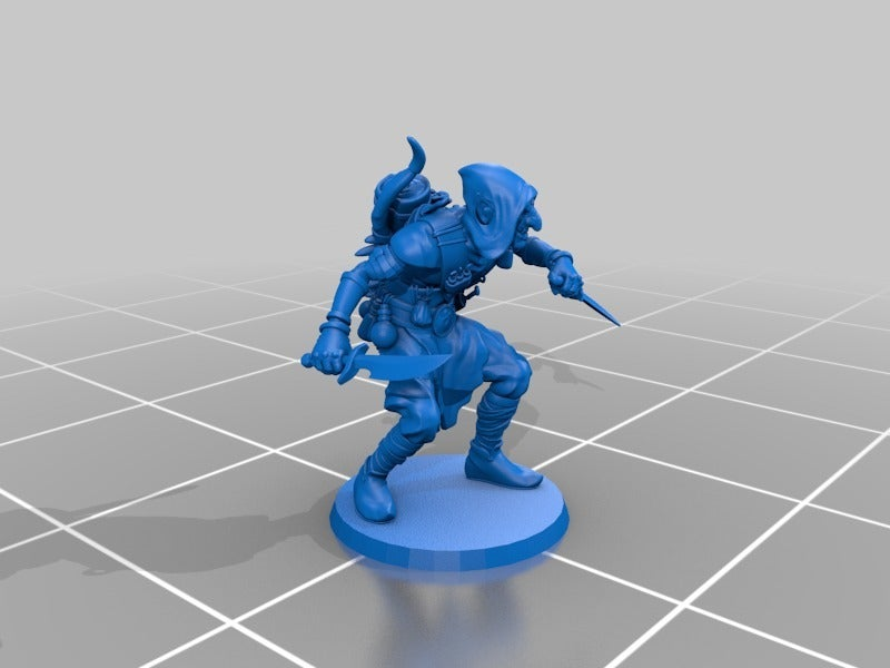 👺 Goblin rogue・Free STL File for ・Cults