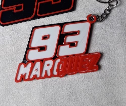 STL file Marc Marquez 93 key ring 🔑 ・3D printable model to download・Cults