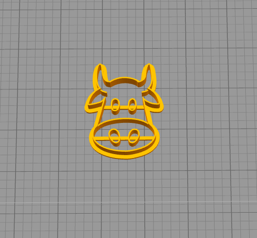 3D file cutter cookie cow 🍪 ・3D printable model to download・Cults