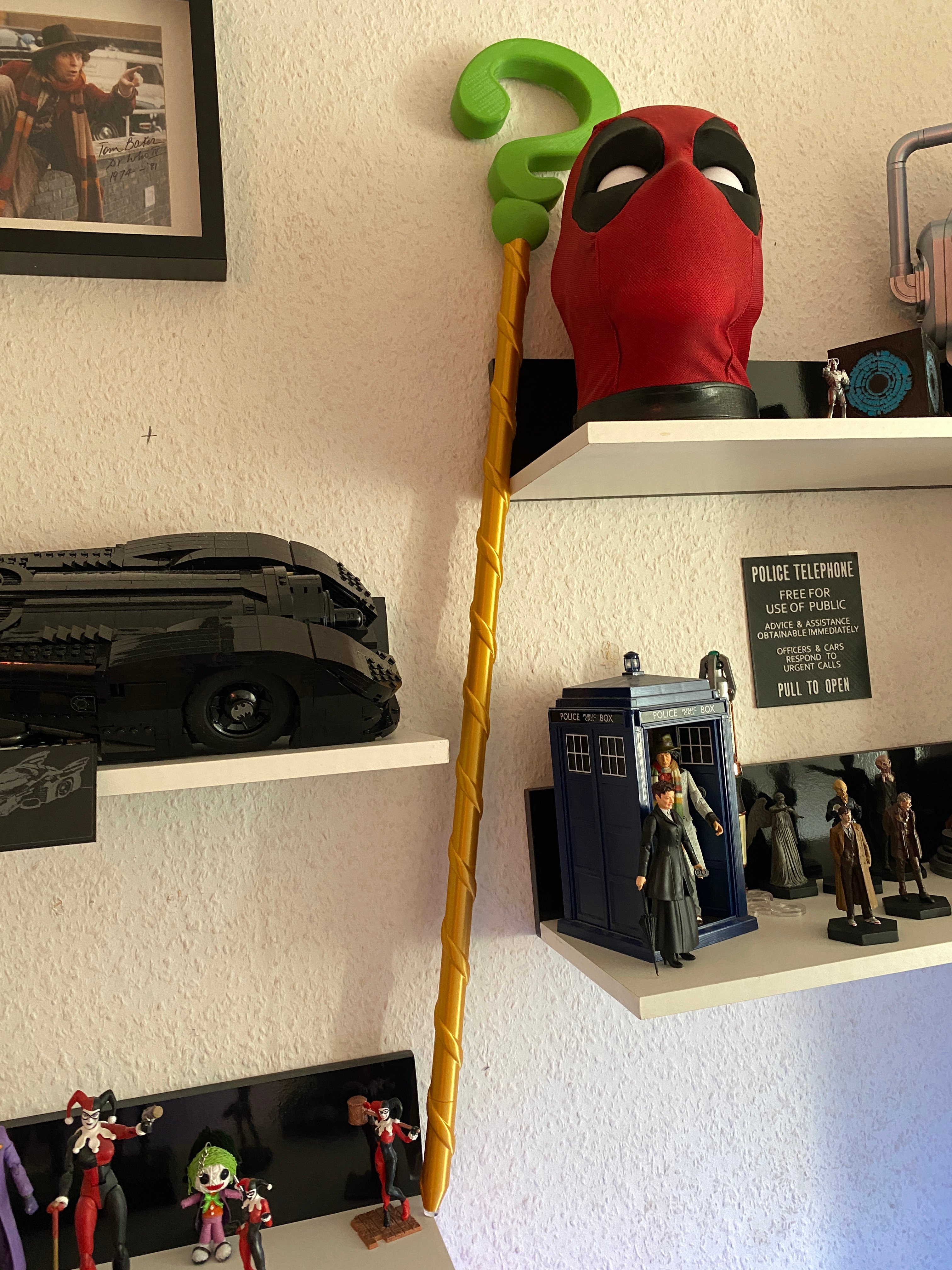 3D printable Riddler's Cane from Batman Forever・Cults