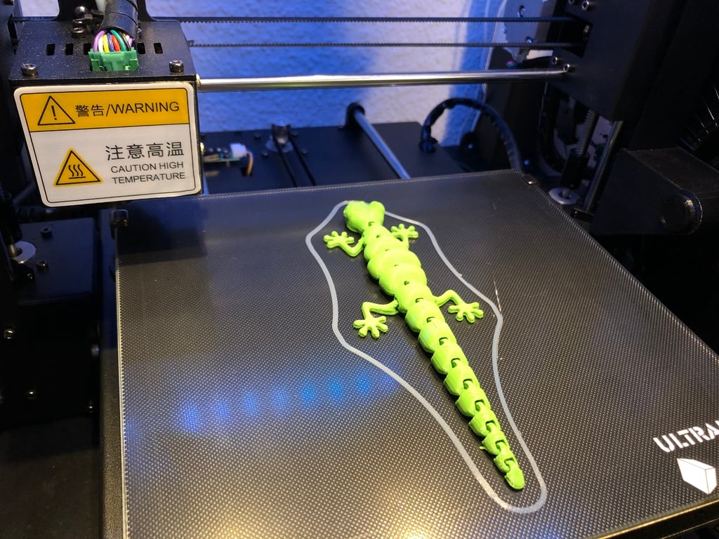 🦎 Articulated Lizard v2・3D Print・Cults