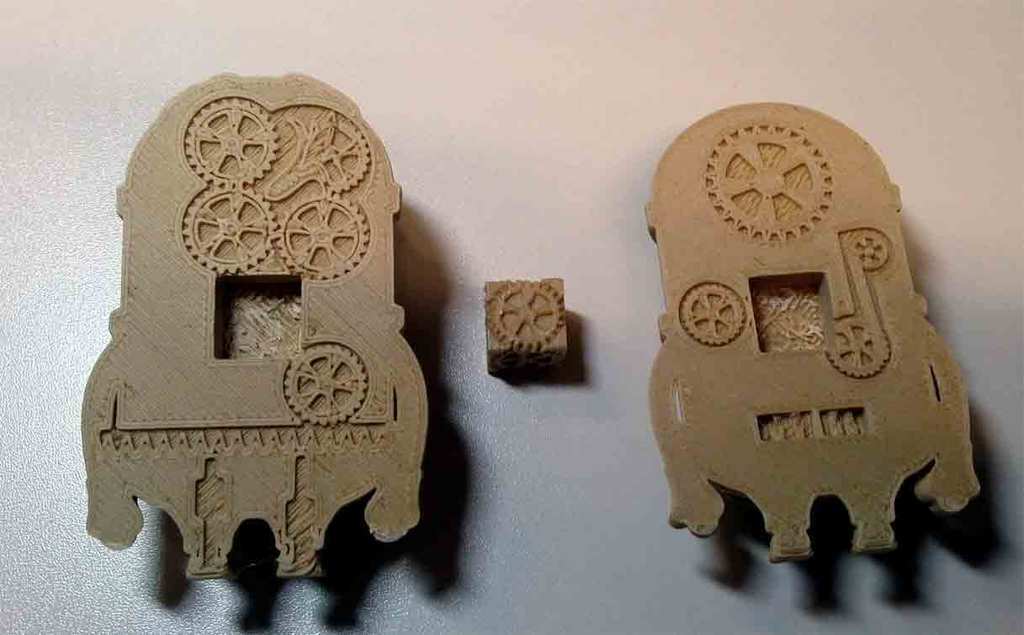 Free 3D file Minion Dave, cut, with gears on the inside 👹 ・3D printing ...