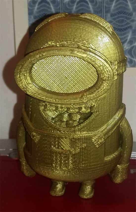 Free 3D file Minion (front) with replaceable eyes 👹 ・3D printing design ...