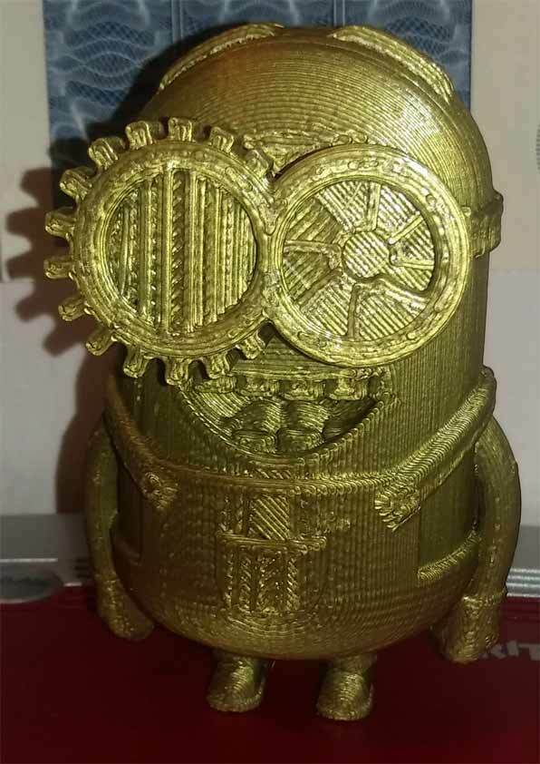 Free 3D file Minion (front) with replaceable eyes 👹 ・3D printing design ...