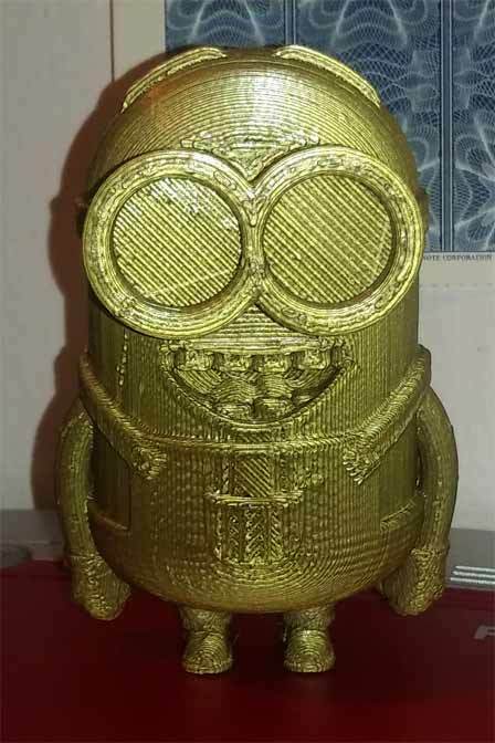 Free 3D file Minion (front) with replaceable eyes 👹 ・3D printing design ...