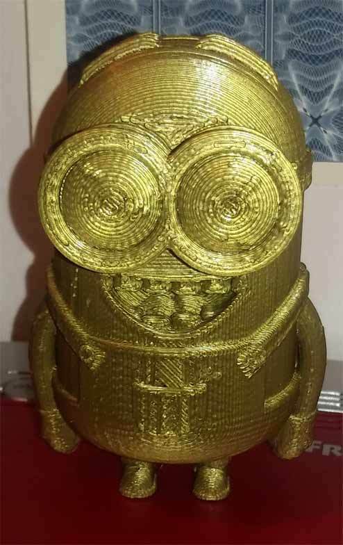 Free 3D file Minion (front) with replaceable eyes 👹 ・3D printing design ...