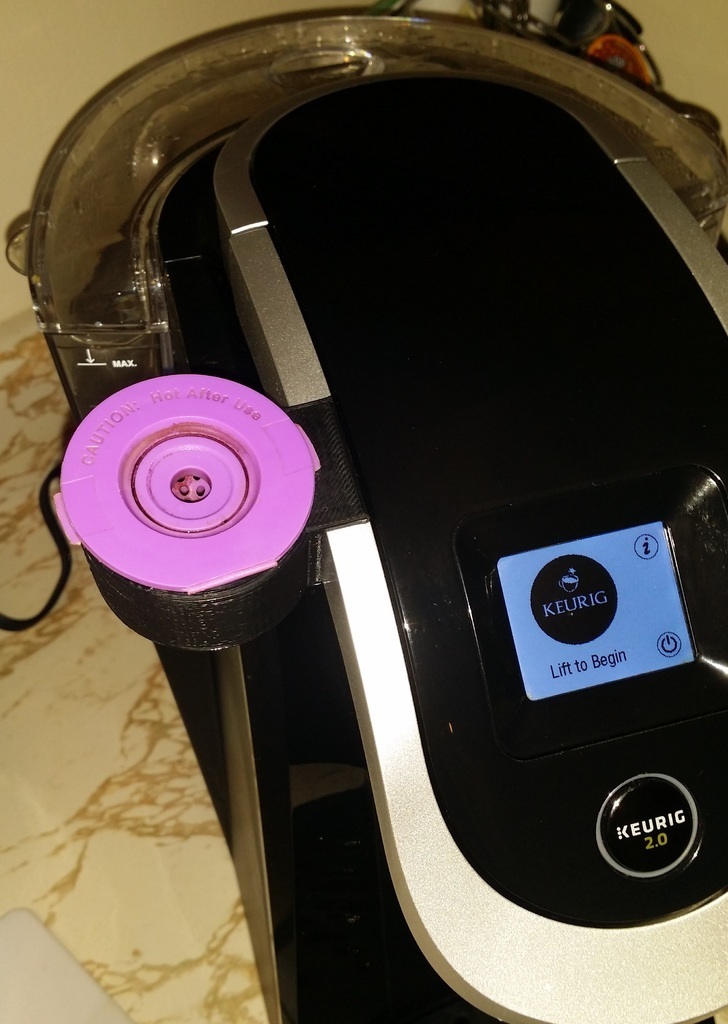 👽 Keurig K250 Reusable K-Cup Holder Quick Loader・Free 3D File for ・Cults