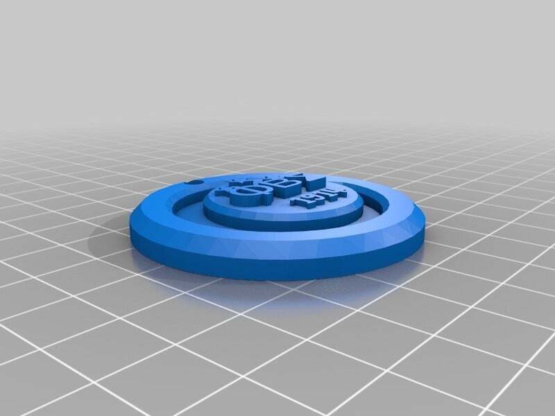Free STL file Phi Beta Sigma "Crescent" Dogtag/Coin 🎨 ・3D printer model ...