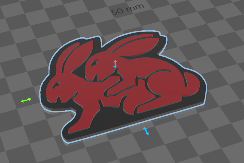 STL-Datei Rabbit Logo VW 🐇 ・3D-druckbares Modell zum herunterladen・Cults
