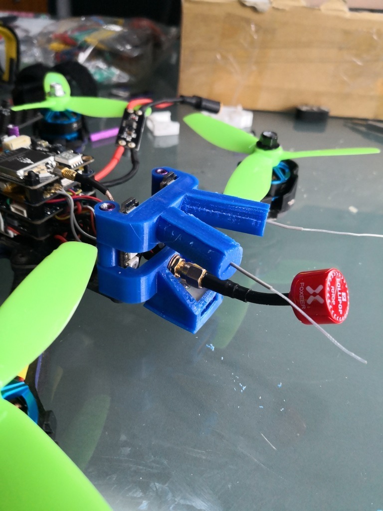 Free 3D file Rear support all in one Wizard x220s (dual antenna,gps and ...