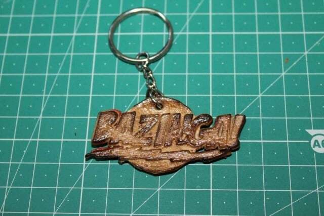 3D print "BAZINGA!" Big Bang Theory Keychain・Cults