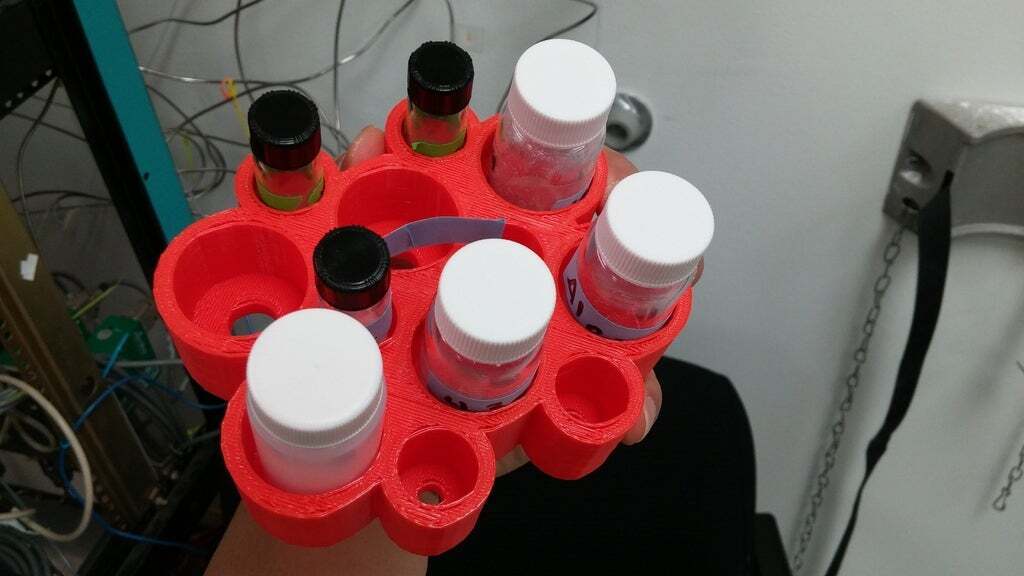 🧪 Laboratory Vial Container・Free STL File for ・Cults