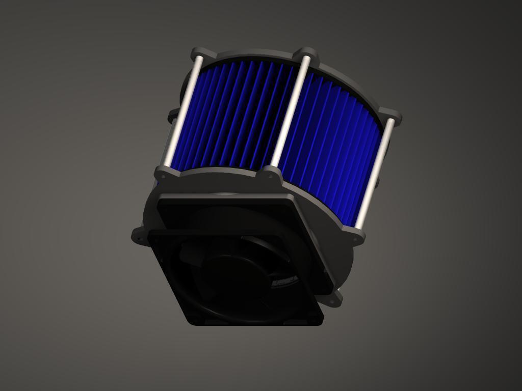 Free STL file Clean Room Inlet Fan/Filter 👽・3D printing design to ...