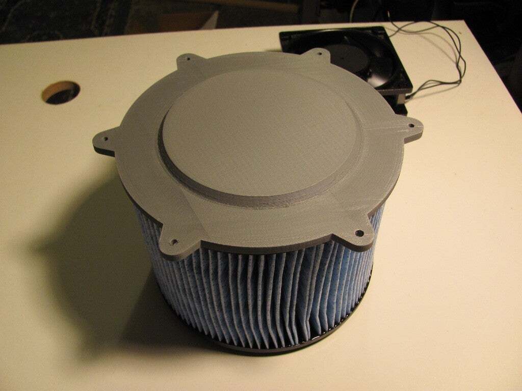 Free STL file Clean Room Inlet Fan/Filter 👽・3D printing design to ...