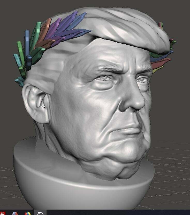 👽 The Trumperor・Free STL File for ・Cults
