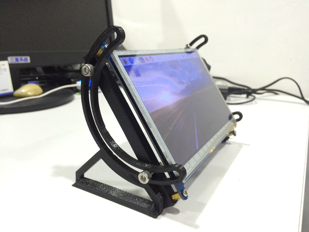 🖥️ 7" LCD Monitor Mount・Free STL File for ・Cults