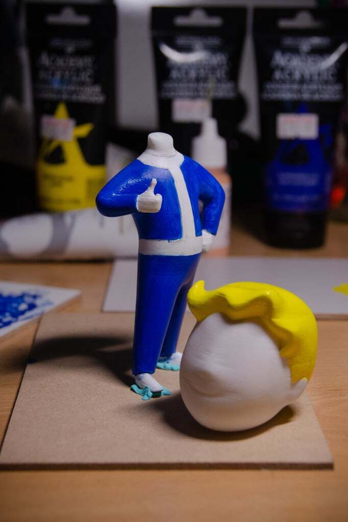 3D print Fallout 4 Bobblehead (Vault Boy Charisma)・Cults