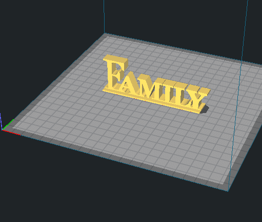 STL file Family sign 👪 ・Model to download and 3D print・Cults