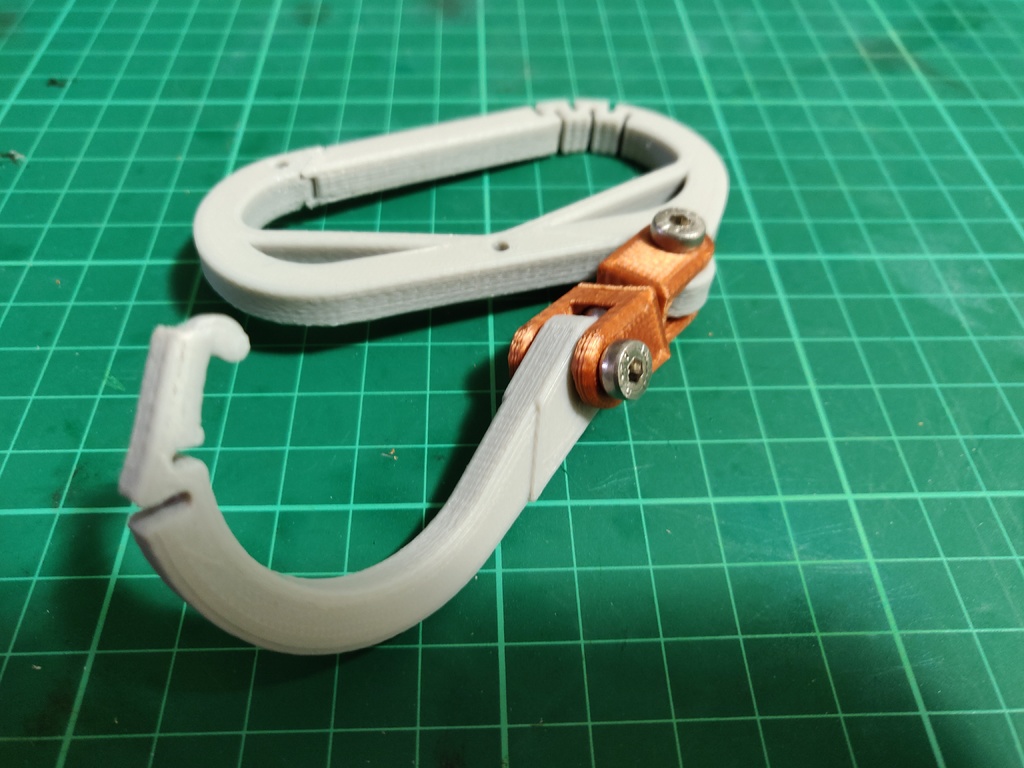 Free 3D file Carabiner Hook for backpack 🪝 ・3D printer model to ...