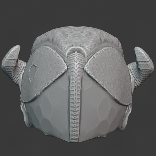 STL file Bone Demon Helm 🦴 ・Design to download and 3D print・Cults