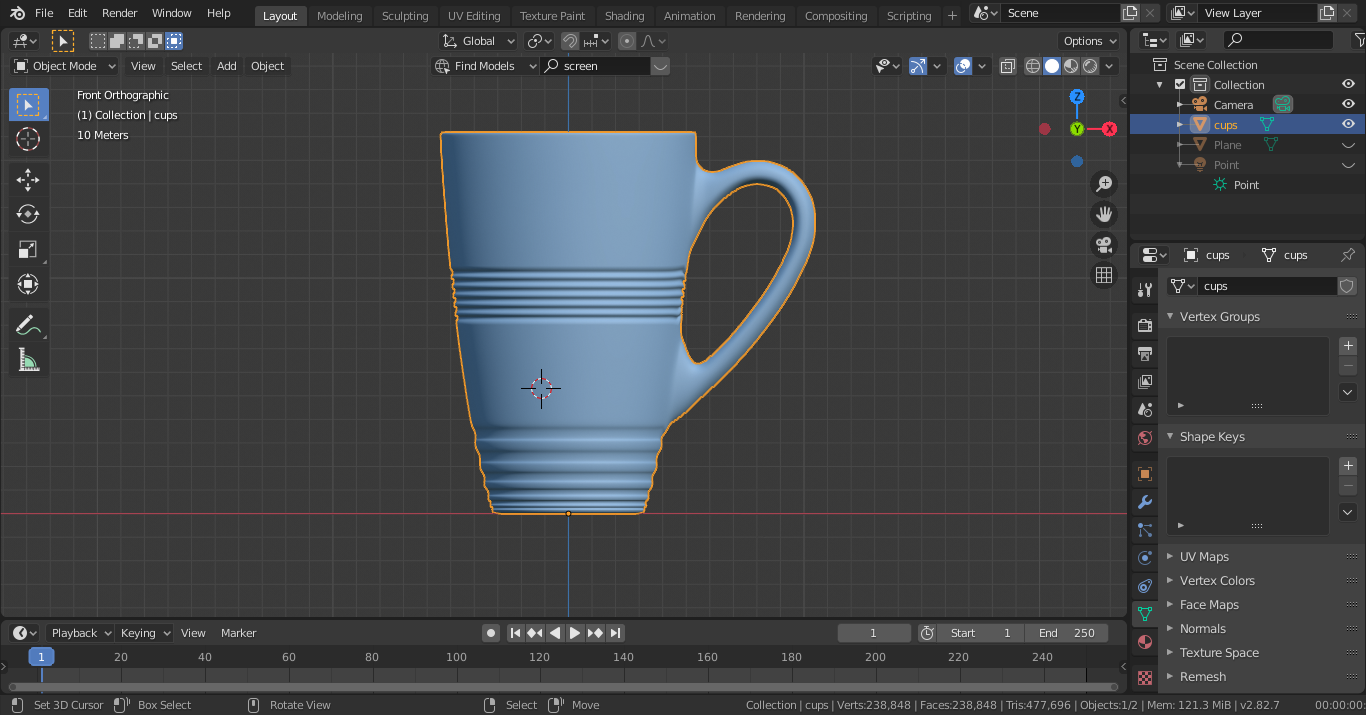 🎁 3D cup (VALENTINE gift)・Free STL File for 3D printing・Cults