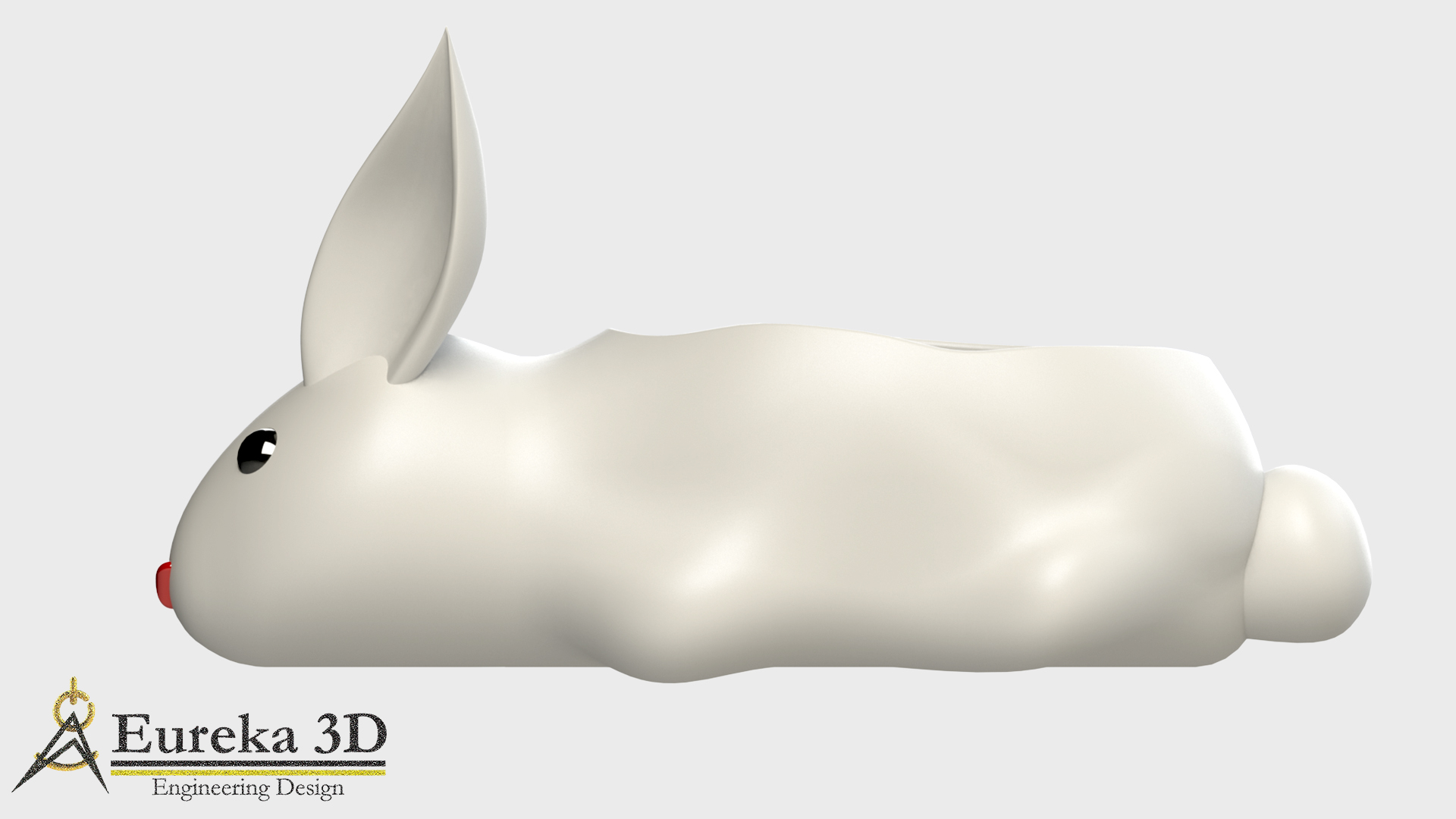 STL file CUTE RABBIT POT 🐇 ・3D printer design to download・Cults