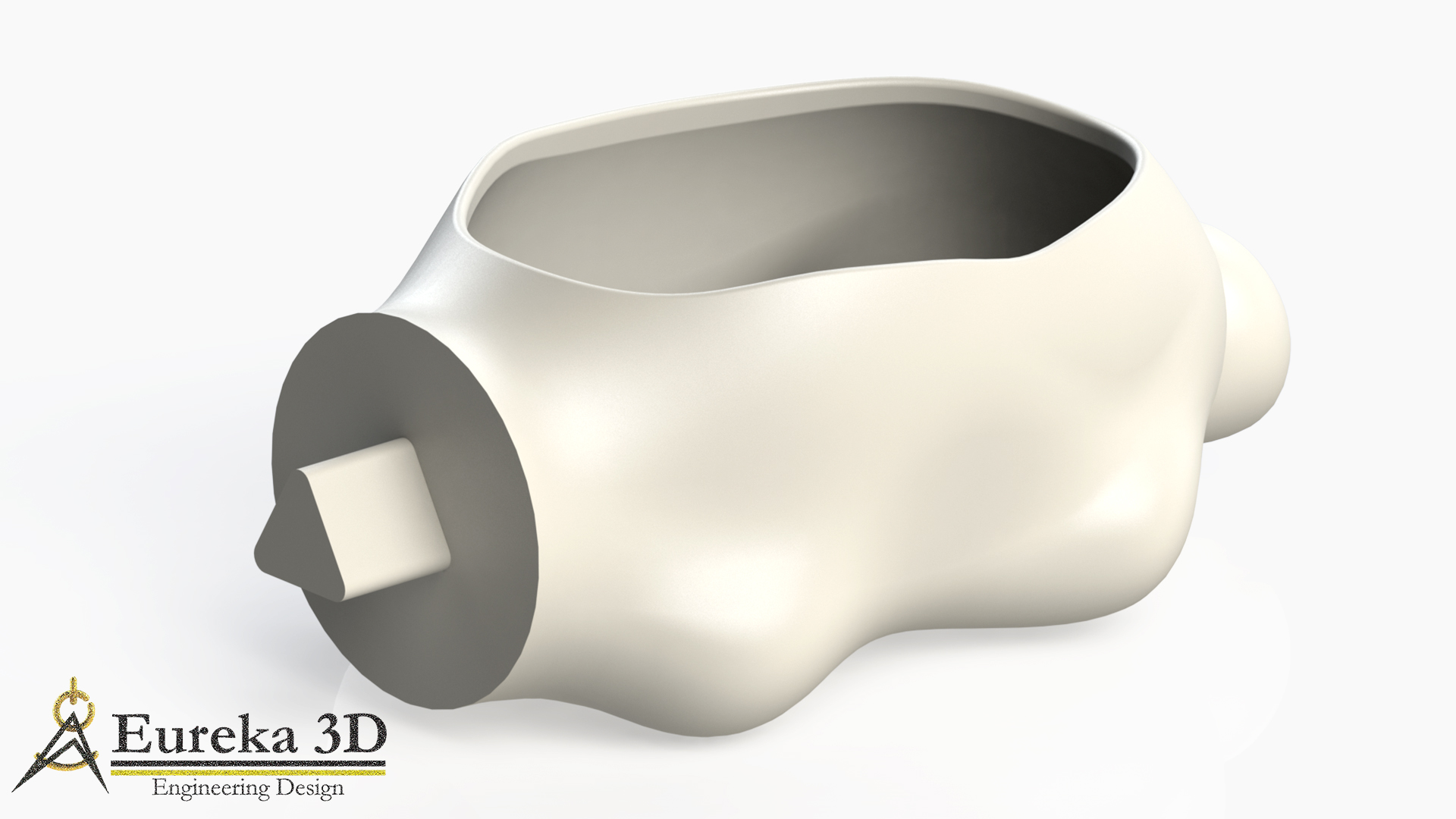 STL file CUTE RABBIT POT 🐇 ・3D printer design to download・Cults