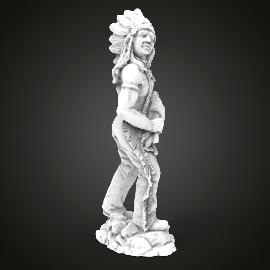 🗿 Indigenous miniature (+ indian bonus for CNC)・Free STL File for ・Cults