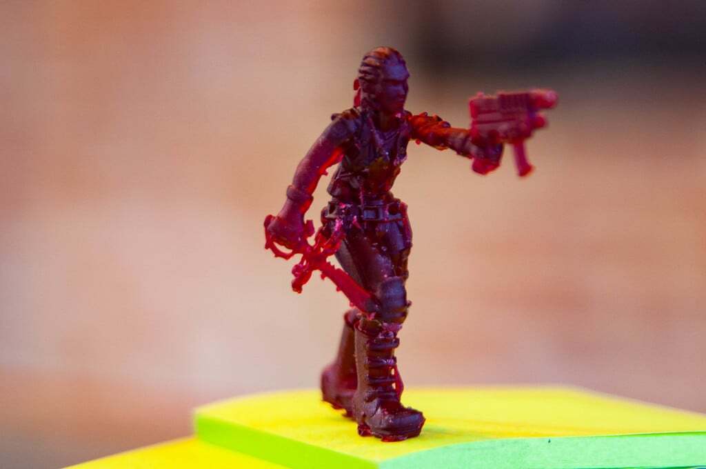 3D printing female human Street samurai from shadowrun rpg・Cults