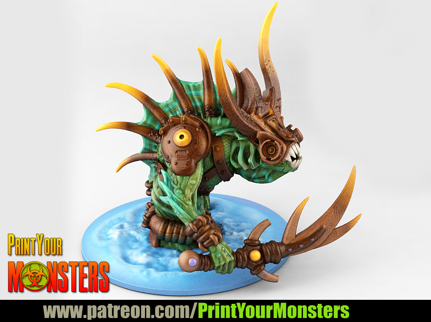 Free STL file FISHMAN 🎲・3D printing design to download・Cults