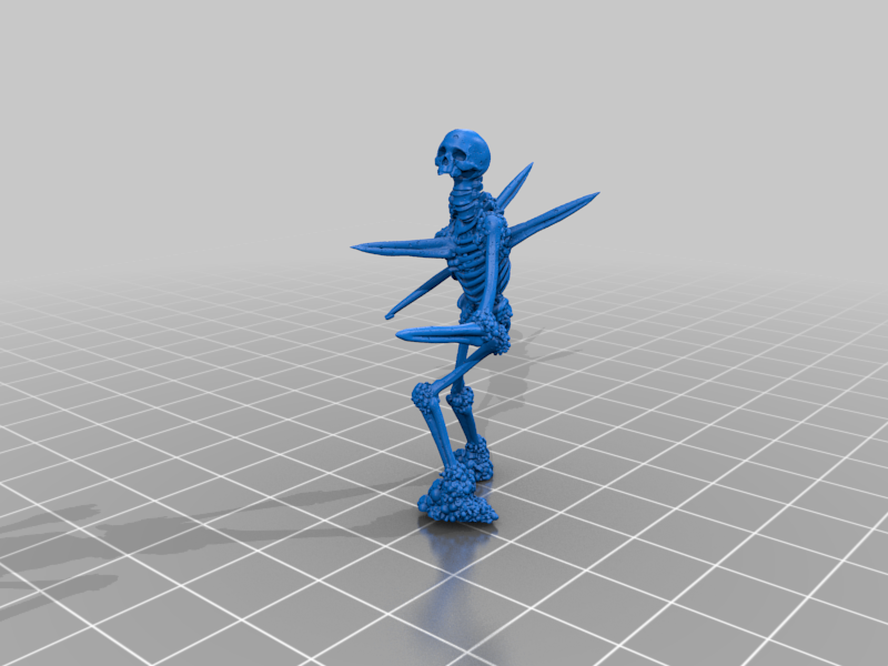 Free 3D file Skeleton from Land of Bones - SUPPORTED !! 💀 ・3D printer ...
