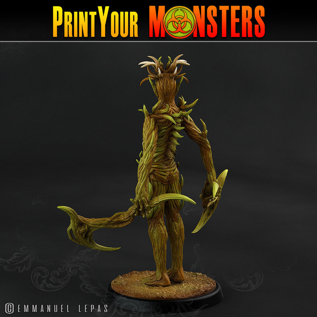 Free 3D file DARK TREE MAN 🌳 ・3D printing design to download・Cults