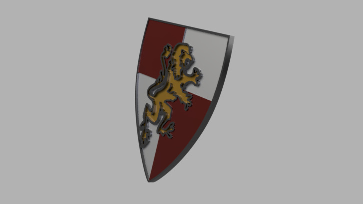 🛡️ Lego shield・ STL File for ・Cults