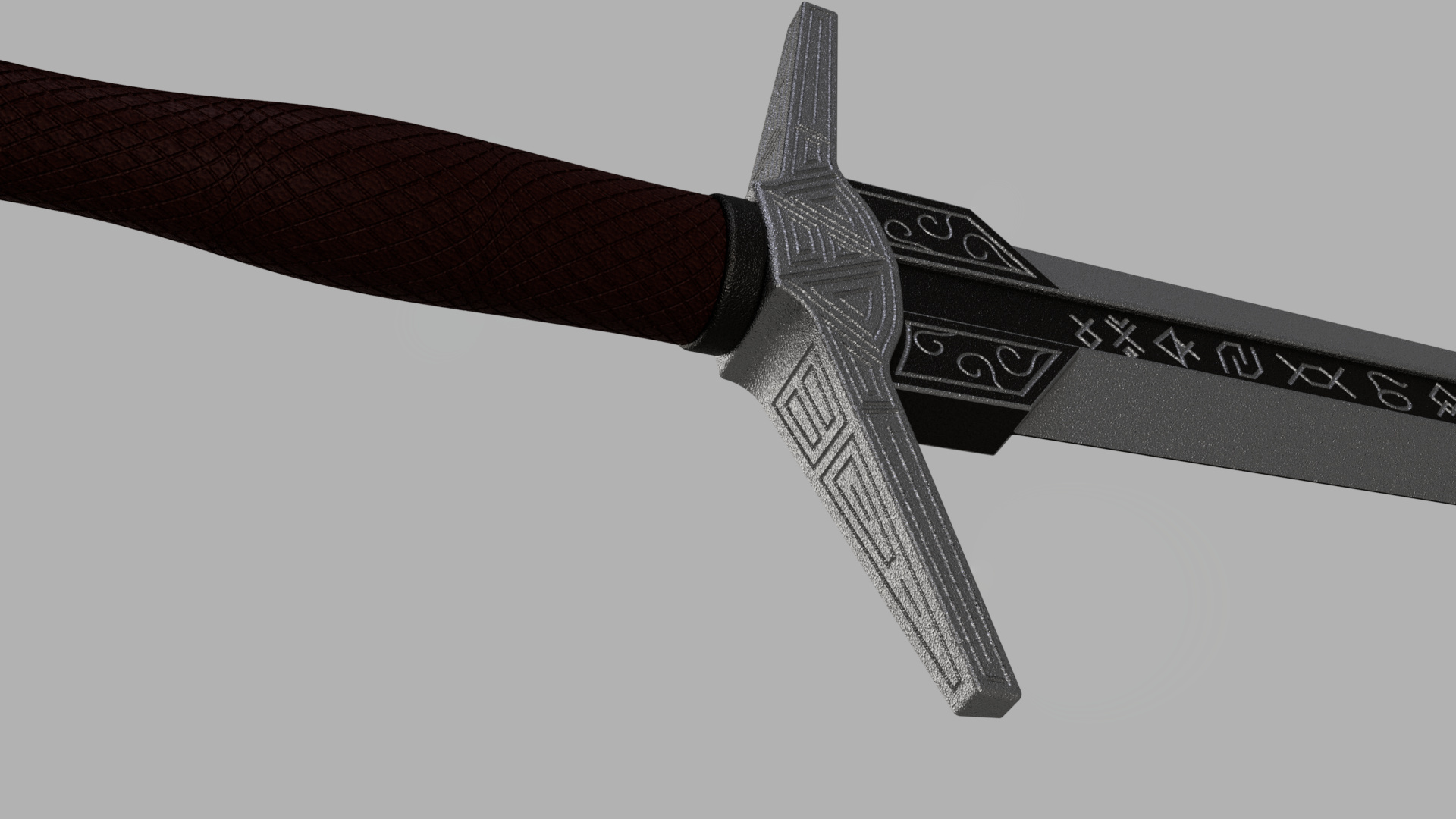 STL file Witcher steel and silver sword 🗡️・3D print design to download ...