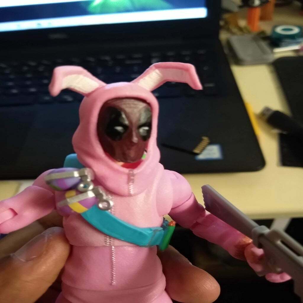 Free STL file Deadpool Removable face Rabbit raider 🐇 ・3D print object ...