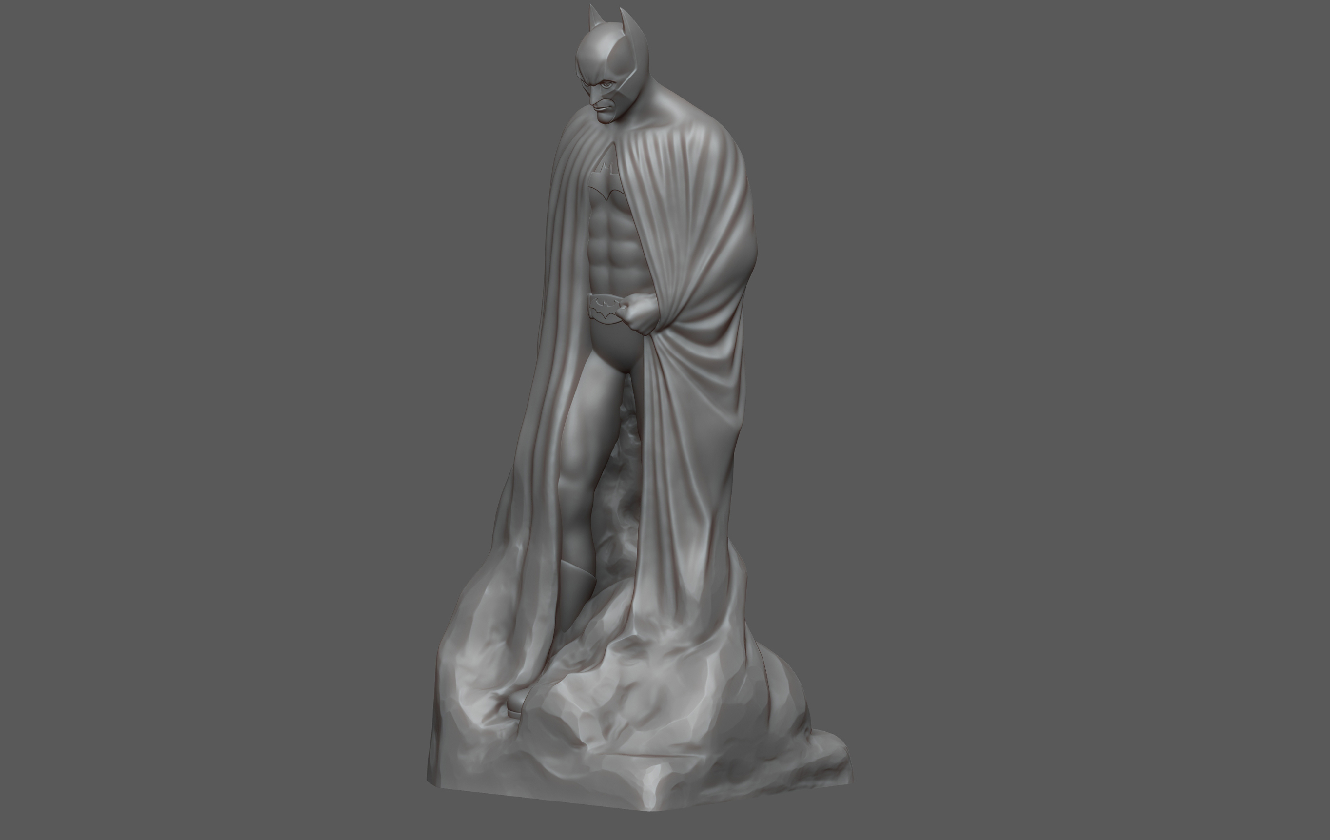 🦸‍♂️ Batman monument・ STL File for ・Cults