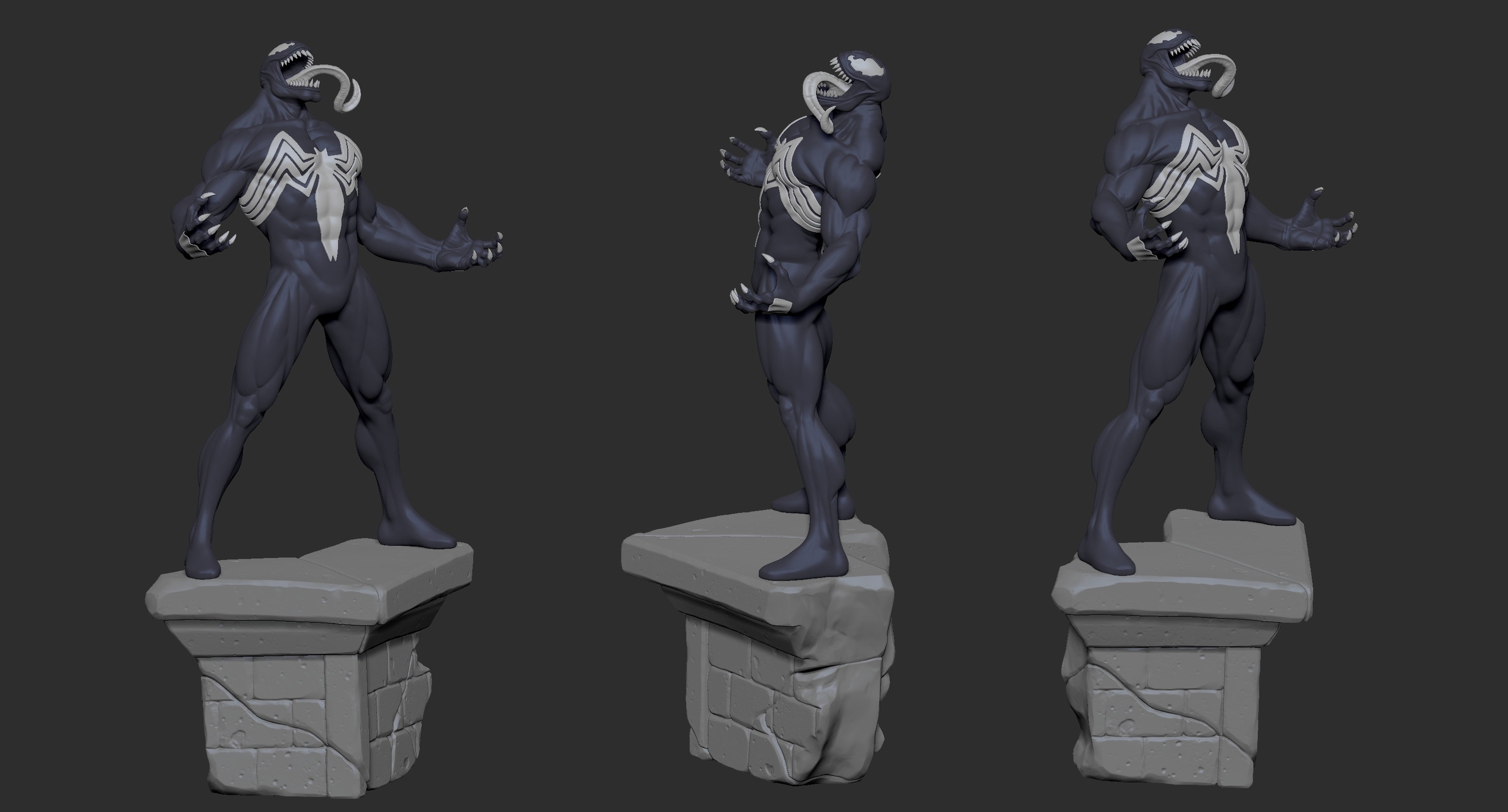 STL file Venom for 3d printing 🦸‍♂️ ・Template to download and 3D print ...