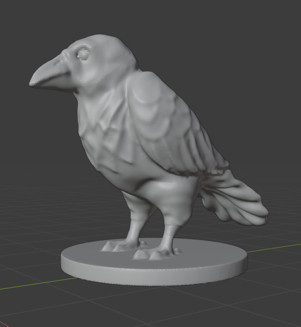 STL file Crow 🐦 ・3D printer model to download・Cults