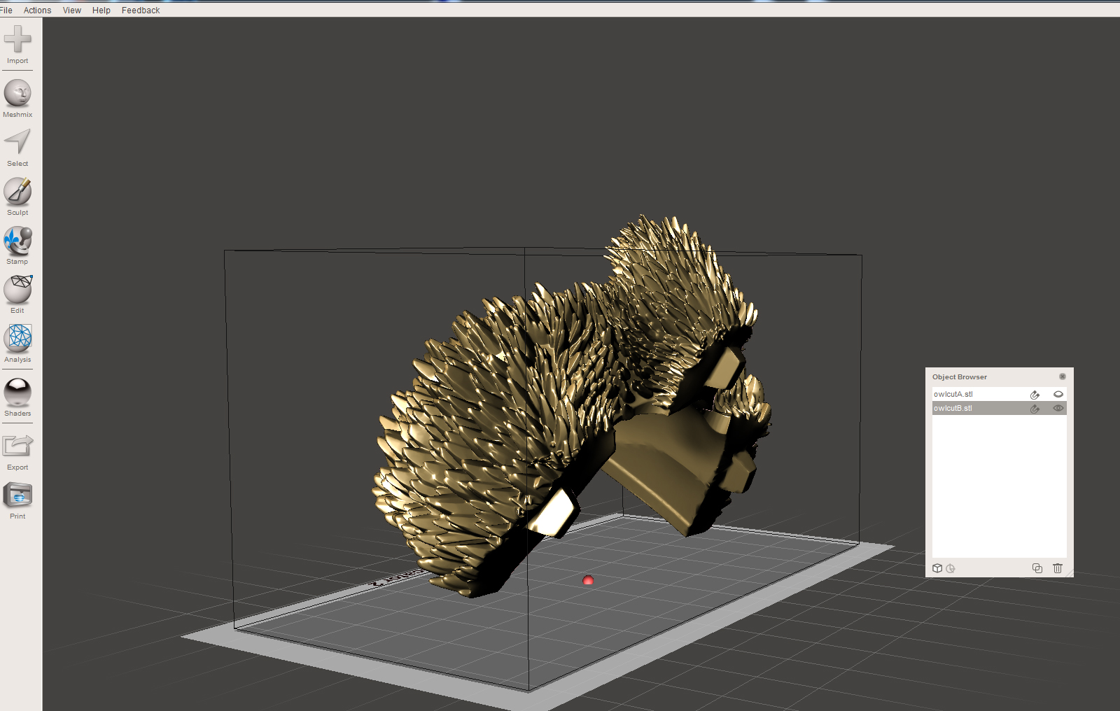 🦑 Squid game VIP mask OWL boss squidgame・ STL File for ・Cults