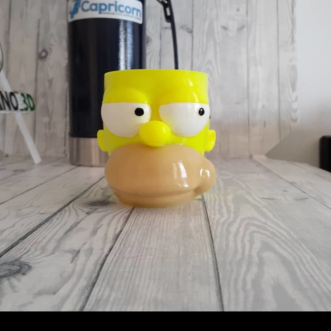 Archivo STL Mate Homero simpson V2 🧉 ・Diseño para descargar y imprimir ...
