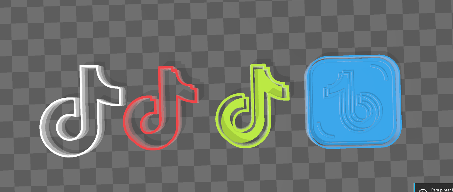 arquivo STL TikTok cookie cutter cortante galletita tik tok 🍪 (3MF ...