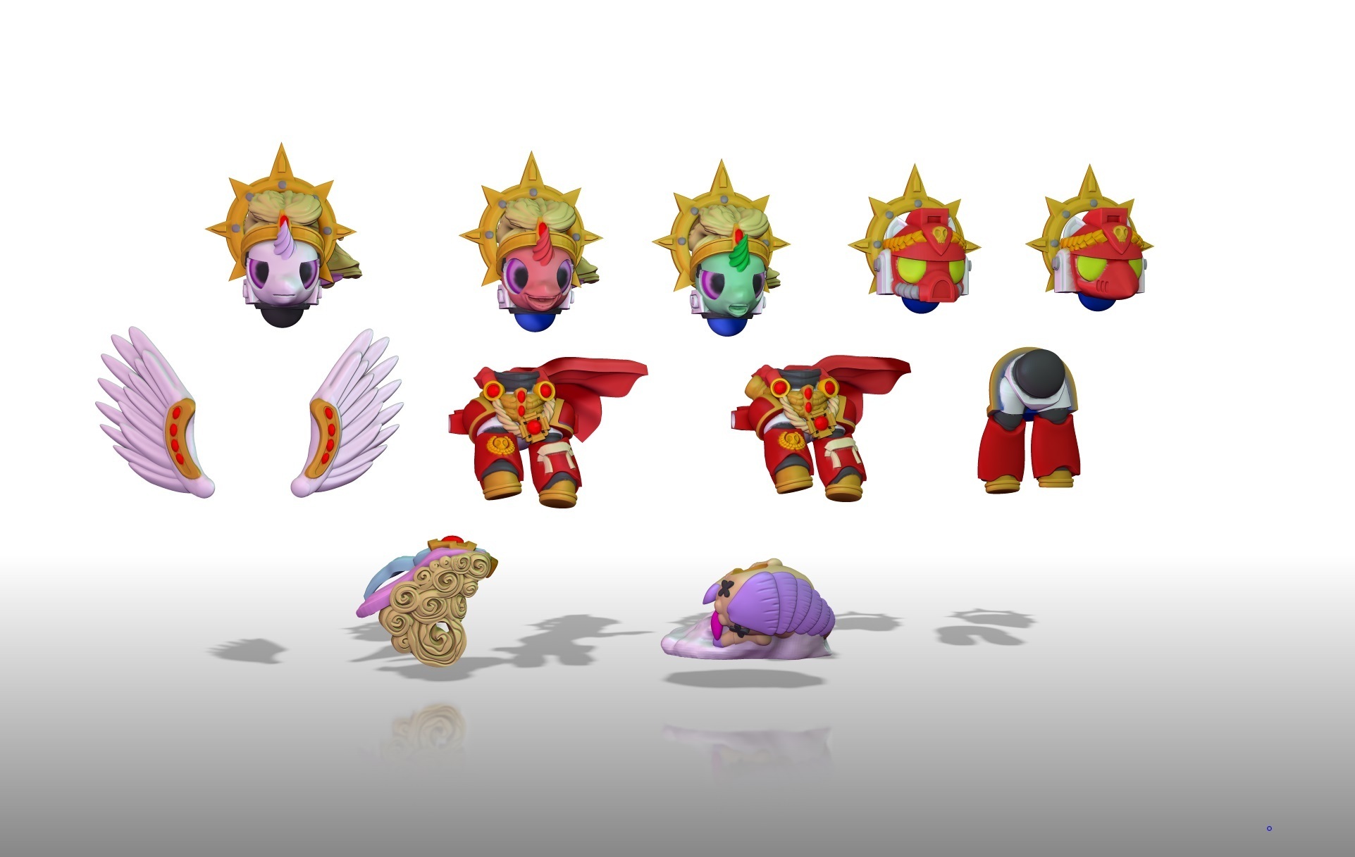 🔫 My Little Marine Captain Kit・ 3D File for ・Cults